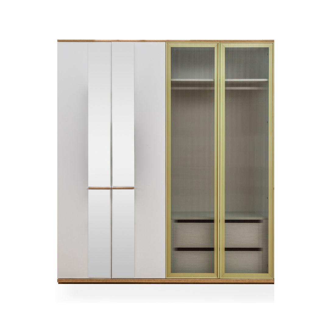 CELINE ARMOIRE 4 PORTES - Mobilium